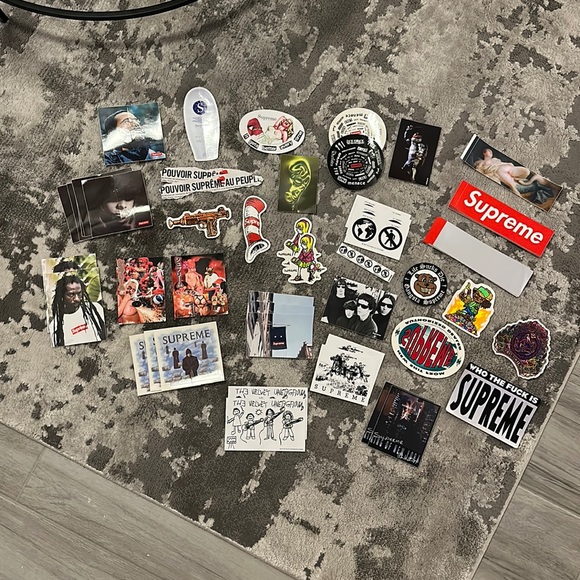 Supreme | Other | Assorted Supreme Stickers | Poshmark